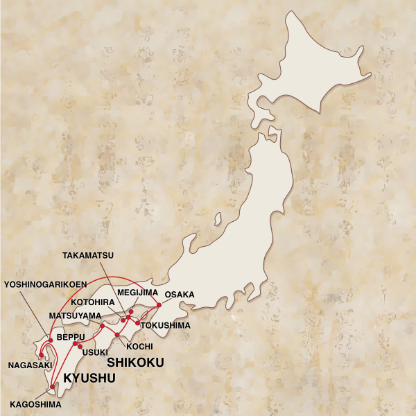 The Best of Shikoku and Kyushu Self Guided Tour - From Samurai Tours