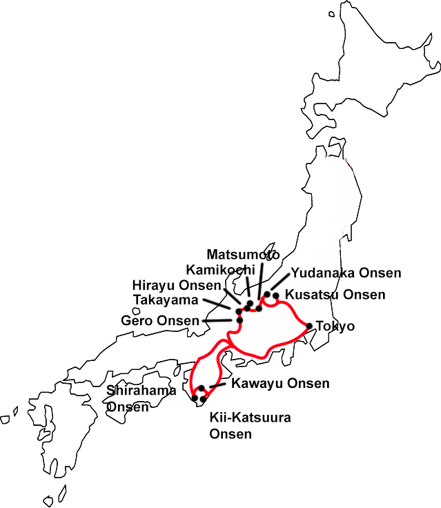 The Central Japan Onsen Tour - From Samurai Tours